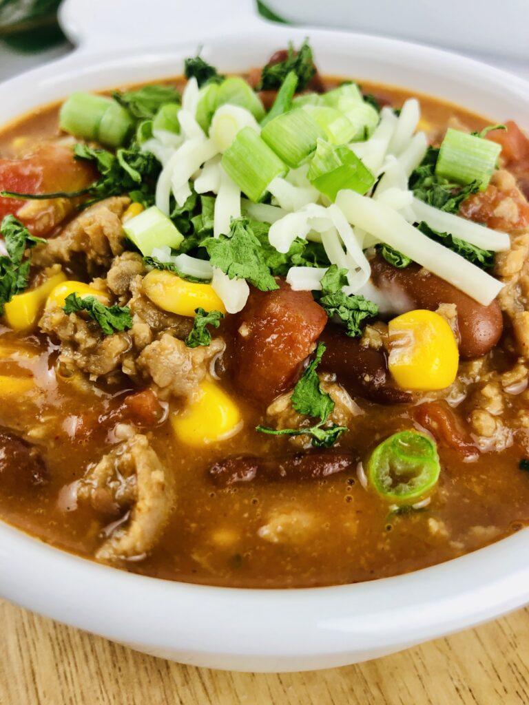 Best Vegan Chili Recipe with Beyond Meat | Healthy Foodie